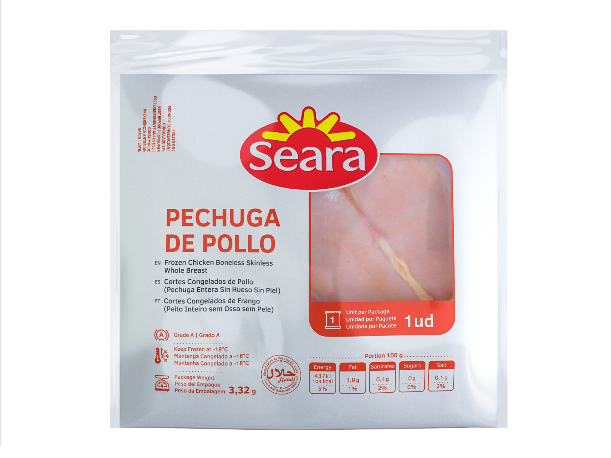 Frozen Chicken Breast (BB-101) – SEARA INTERNATIONAL – Try Seara. Joy ...