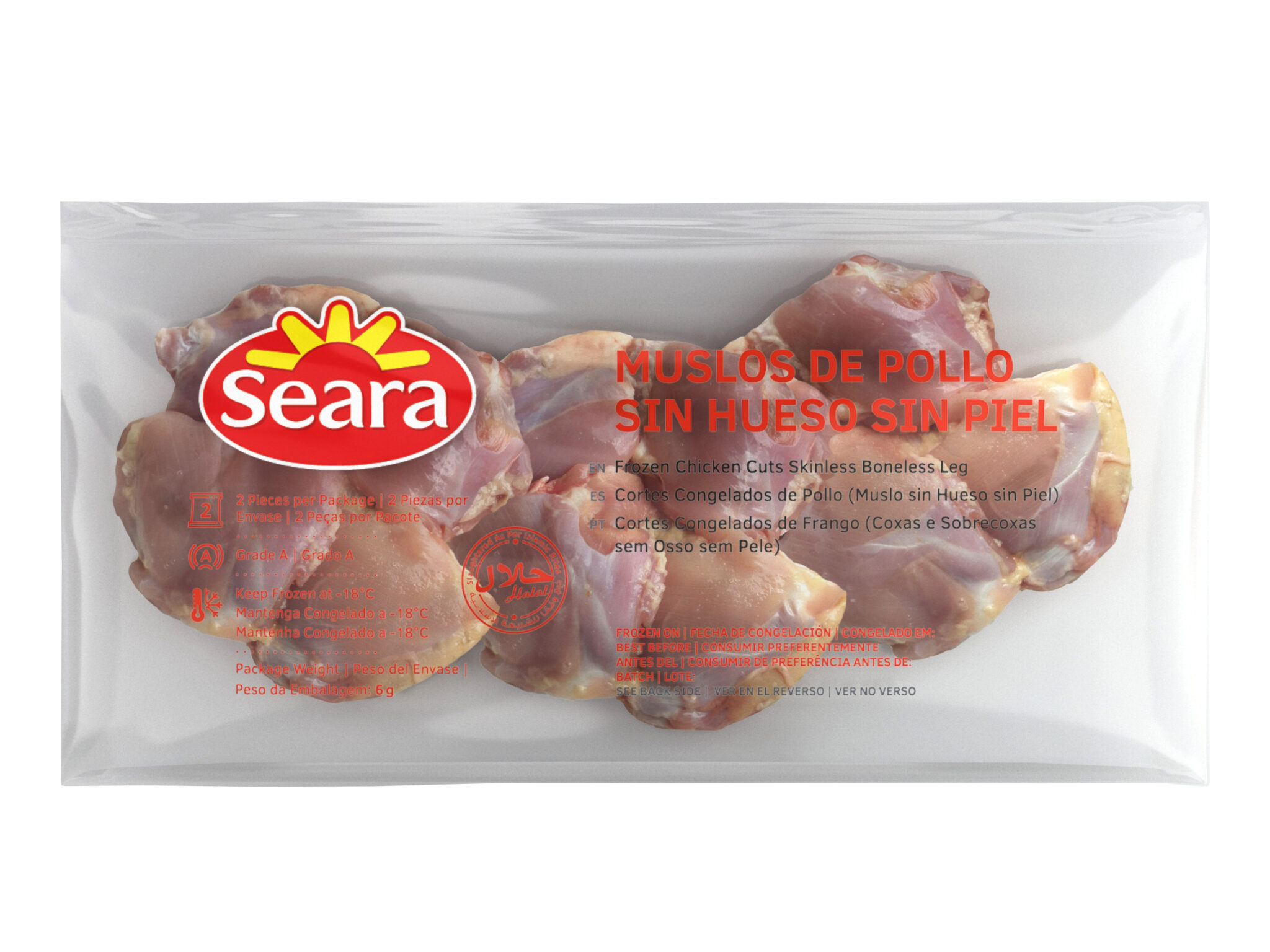 Frozen Chicken Cuts Skinless Boneless Leg (SL-41) – SEARA INTERNATIONAL ...