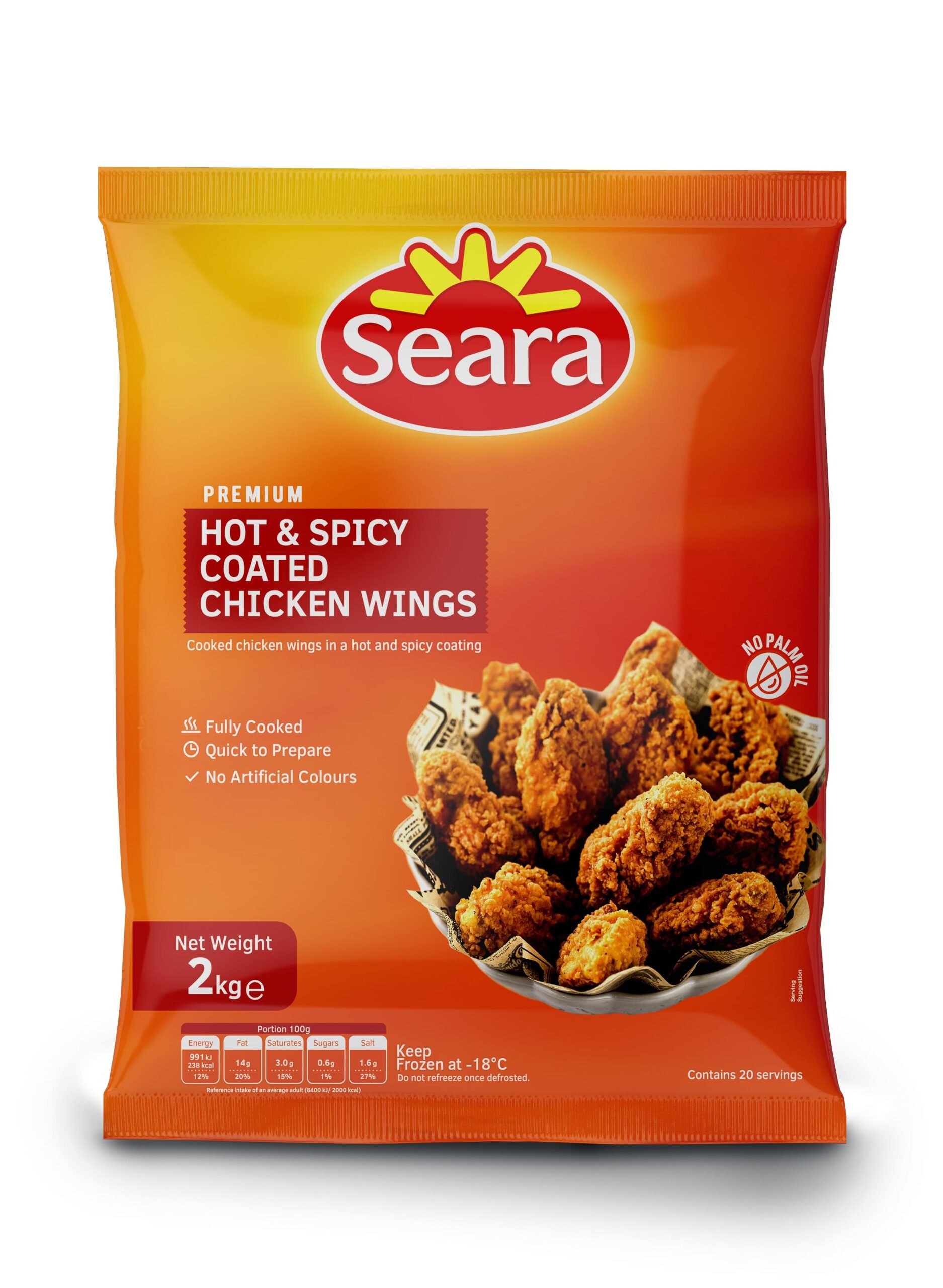 Hot & Spicy Coated Chicken Wings (WHS-01) – SEARA INTERNATIONAL – Try ...