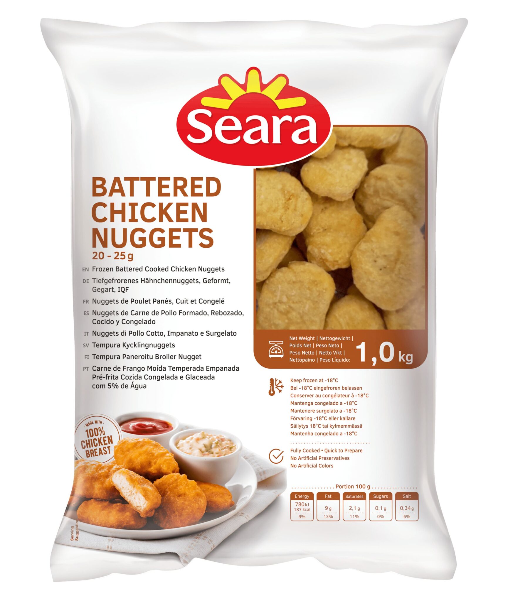Battered Chicken Nuggets (NGB-18) – NEW RECIPE – SEARA INTERNATIONAL ...