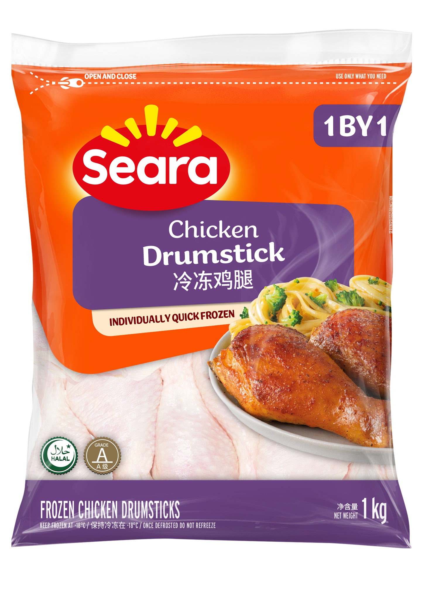 991255 – CHICKEN DRUMSTICK 1KG IQF – SEARA INTERNATIONAL – Try Seara ...