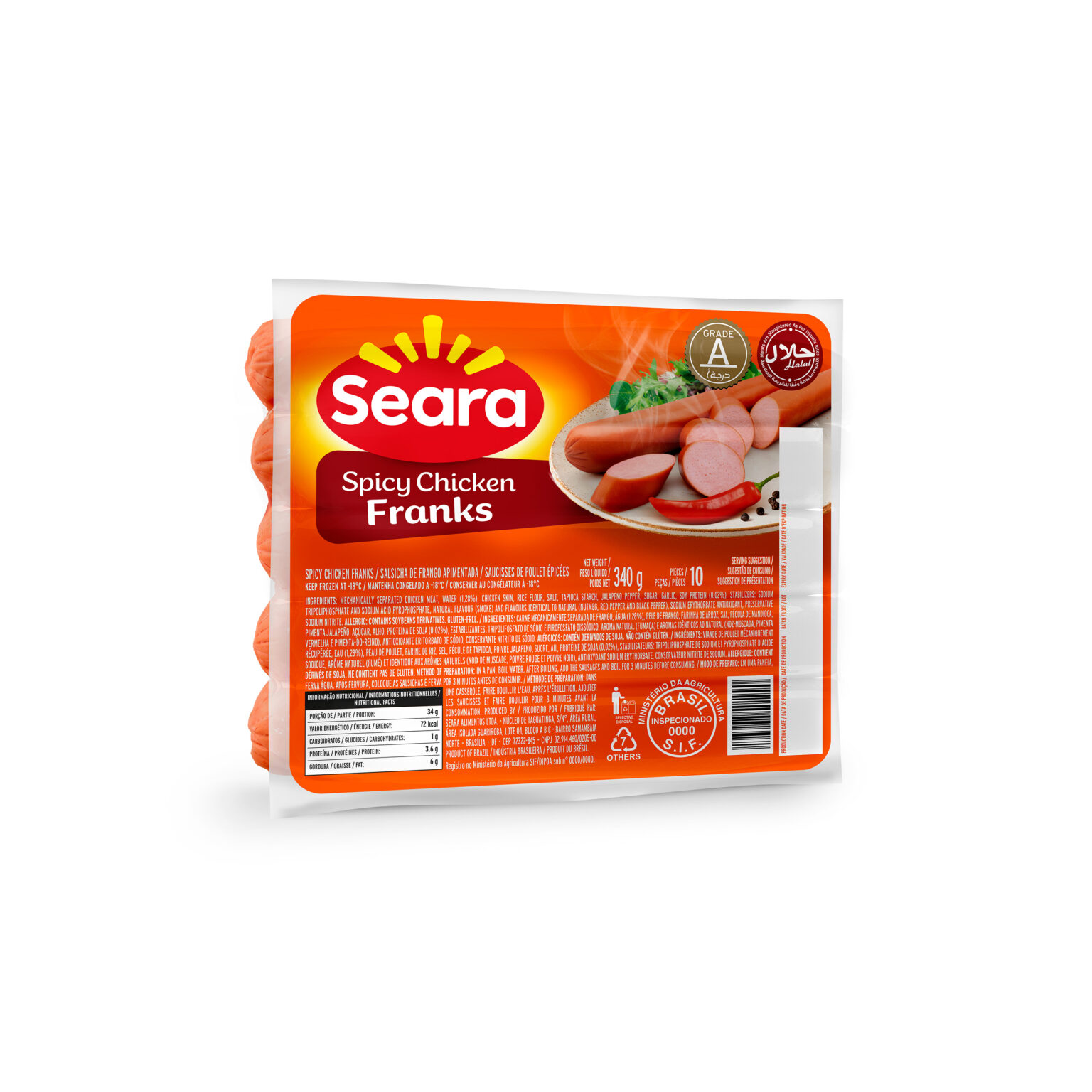 Spicy Chicken Franks: Joy in Every Bite | Try Seara